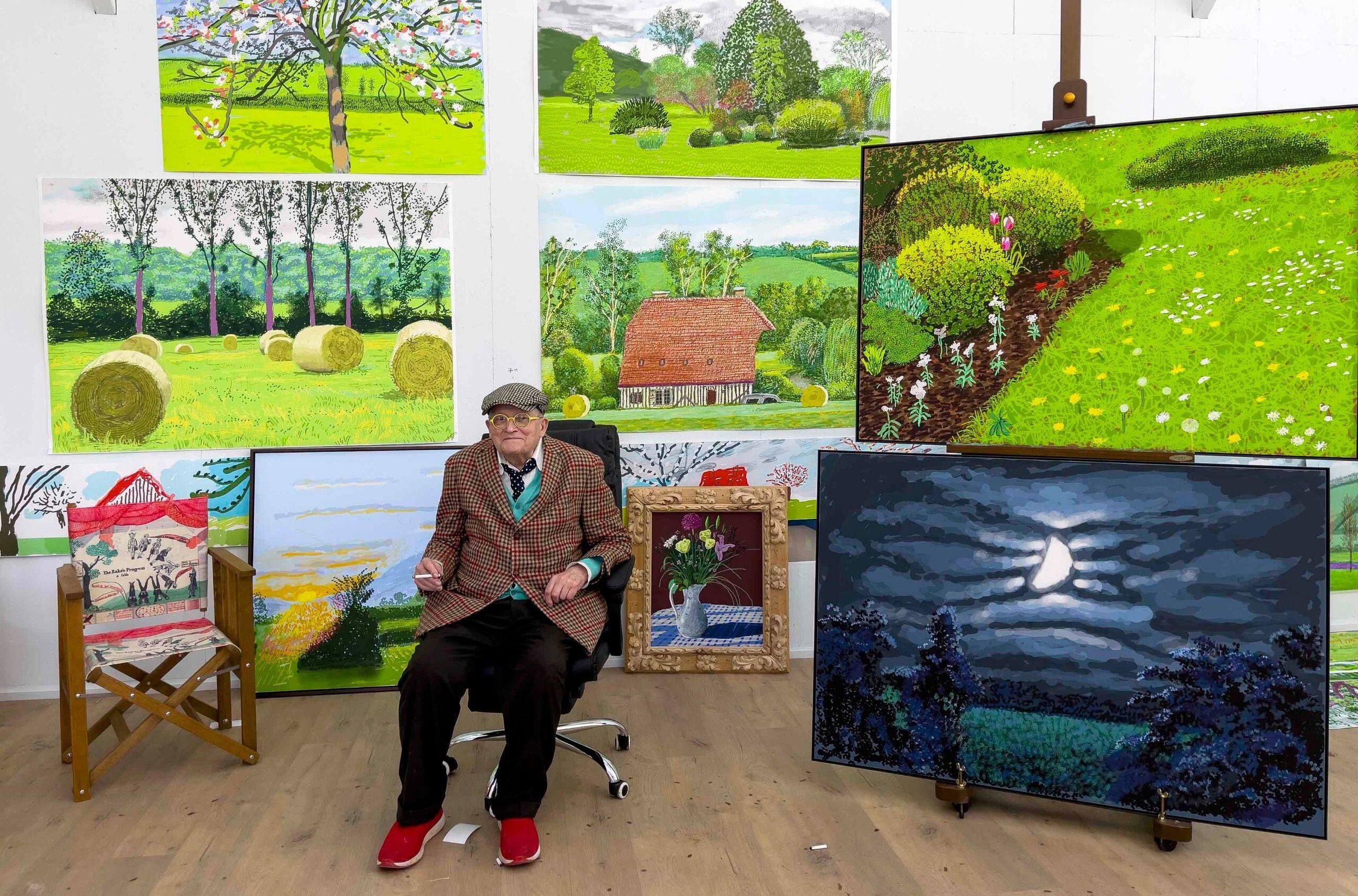 David Hockney Famous Paintings