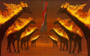 Salvador Dalí and His Burning Giraffes | DailyArt Magazine