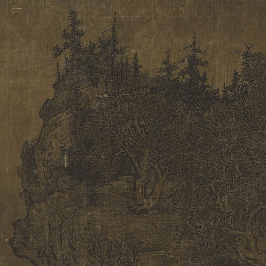 Fan Kuan Travelers Among Mountains Streams Dailyart Magazine