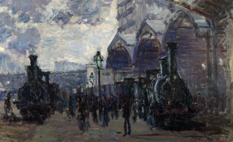 Claude Monet and Saint Lazare Train Station | DailyArt Magazine