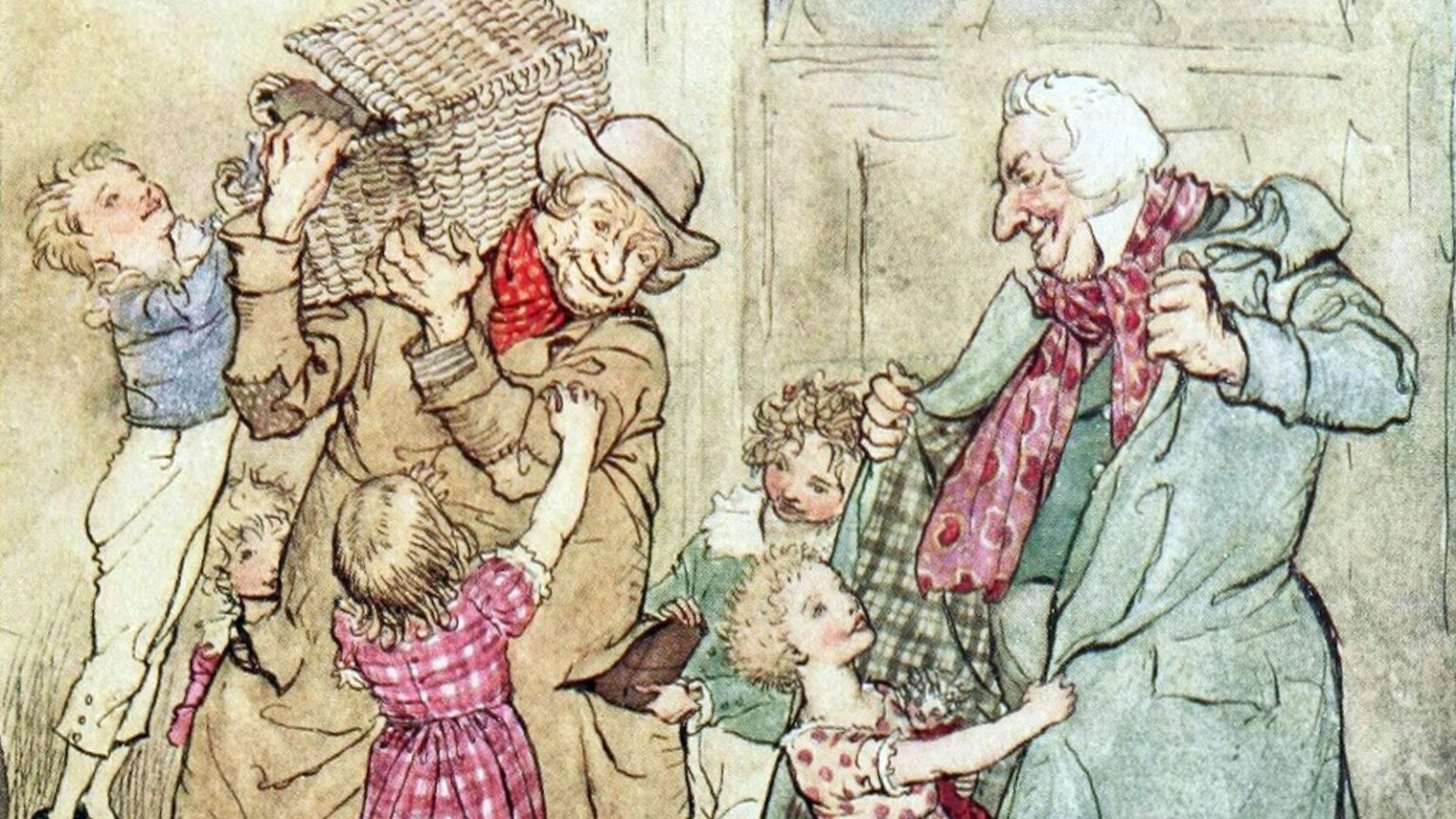 Christmas Illustrations by Arthur Rackham | DailyArt Magazine