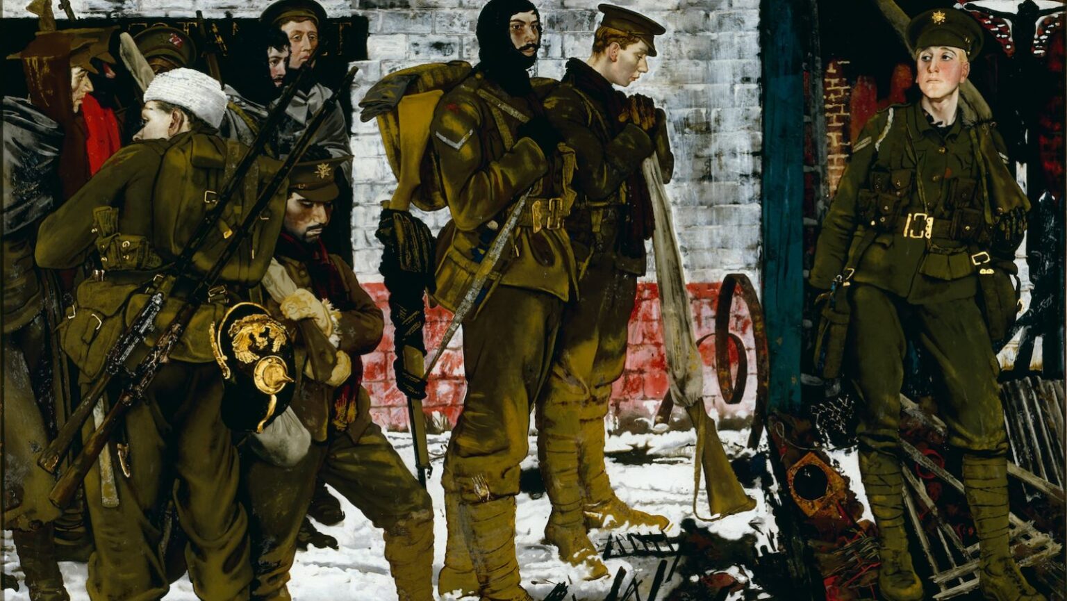 The Kensingtons at Laventie by Eric Kennington | DailyArt Magazine