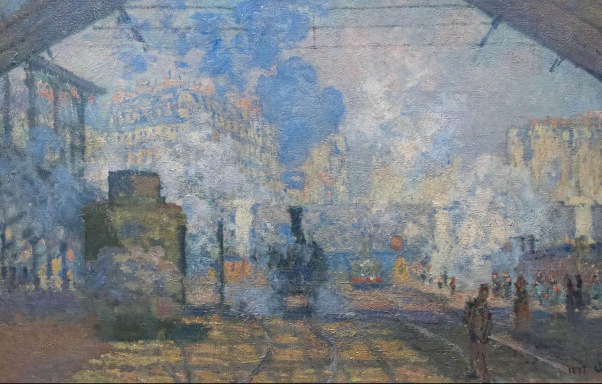 Claude Monet and Saint Lazare Train Station | DailyArt Magazine