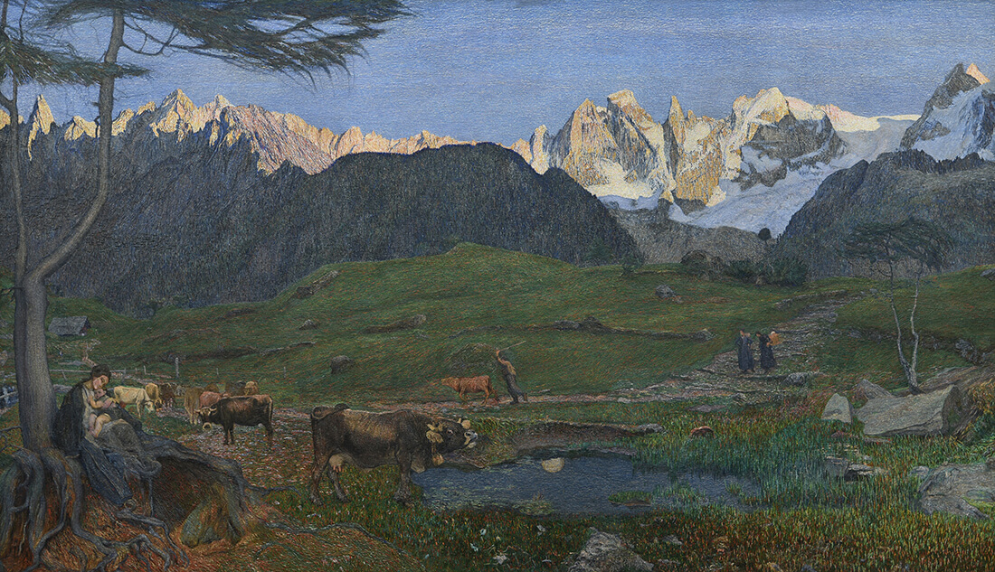 Segantini, Exhibition En Plein Air | DailyArt Magazine | Art History