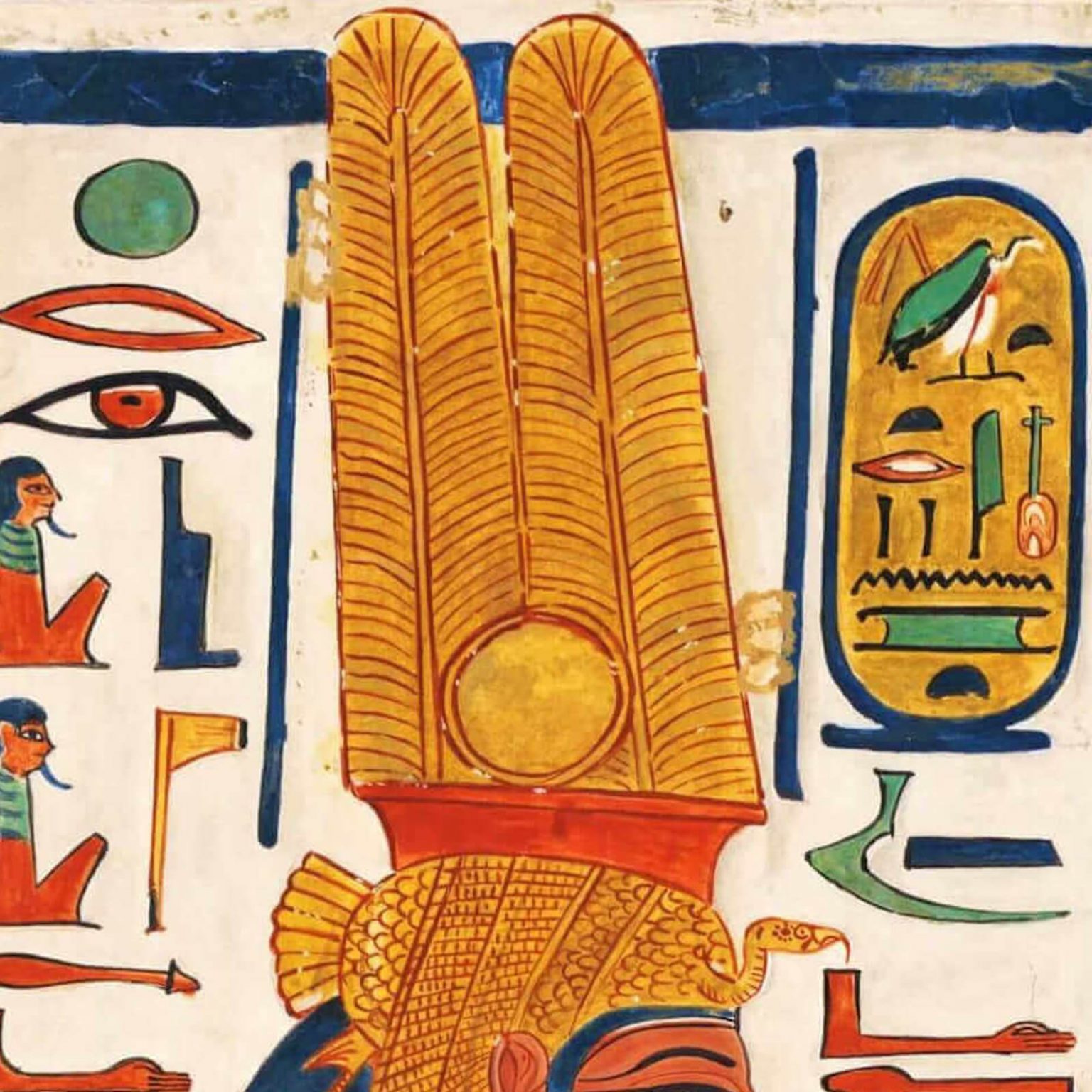 Queen Nefertari and Goddess Isis | DailyArt Magazine