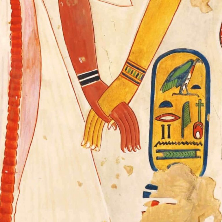 Queen Nefertari and Goddess Isis | DailyArt Magazine