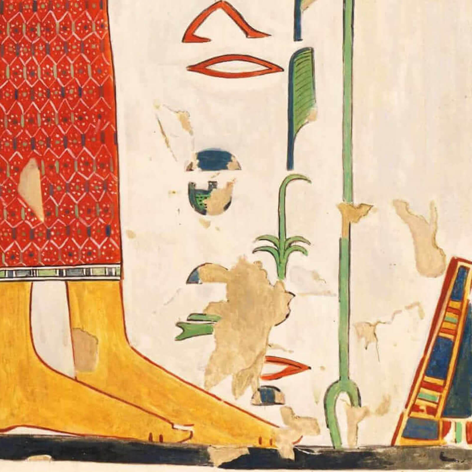 Queen Nefertari and Goddess Isis | DailyArt Magazine