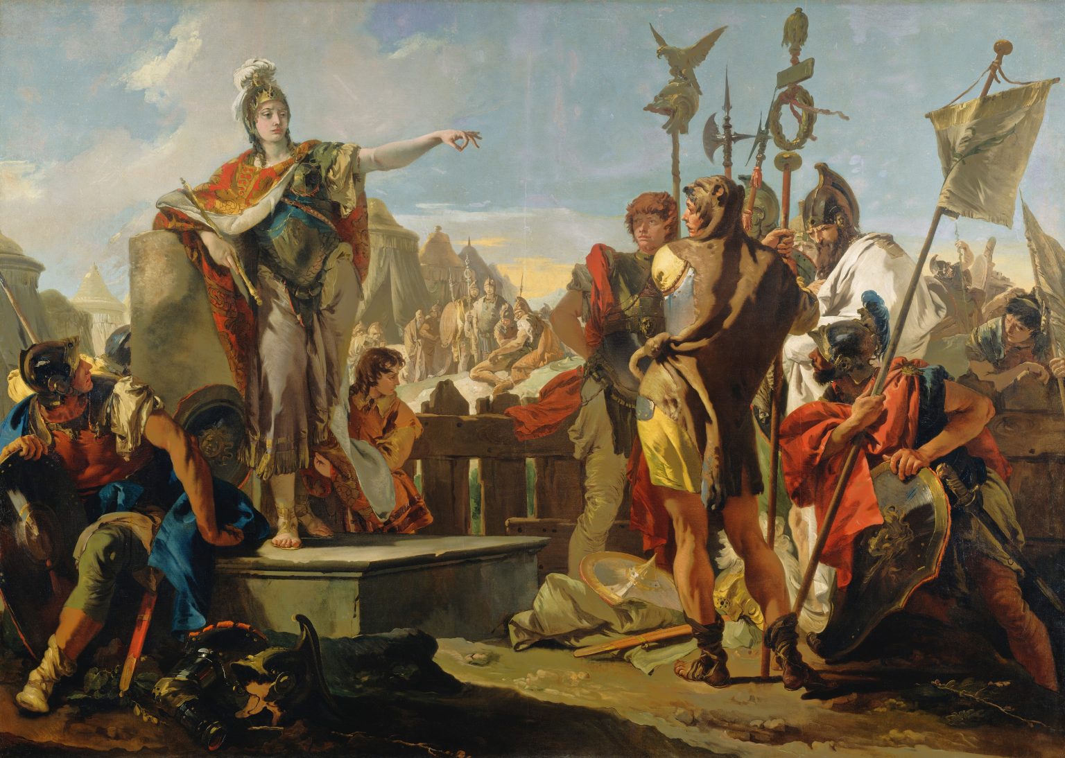 Queen Zenobia by Harriet Hosmer | DailyArt Magazine