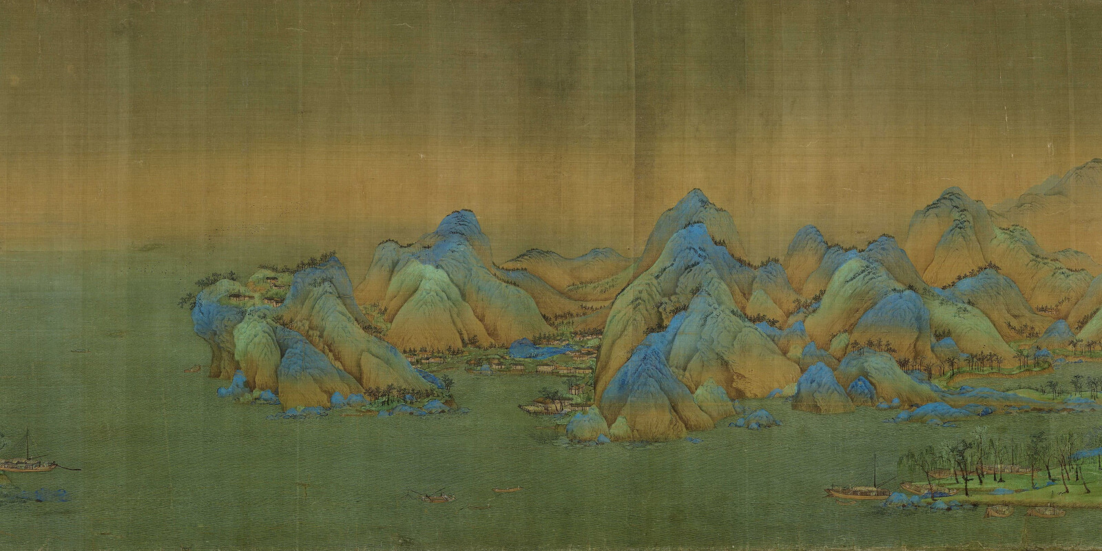 One Thousand Li of Rivers by Wang Ximeng | DailyArt Magazine