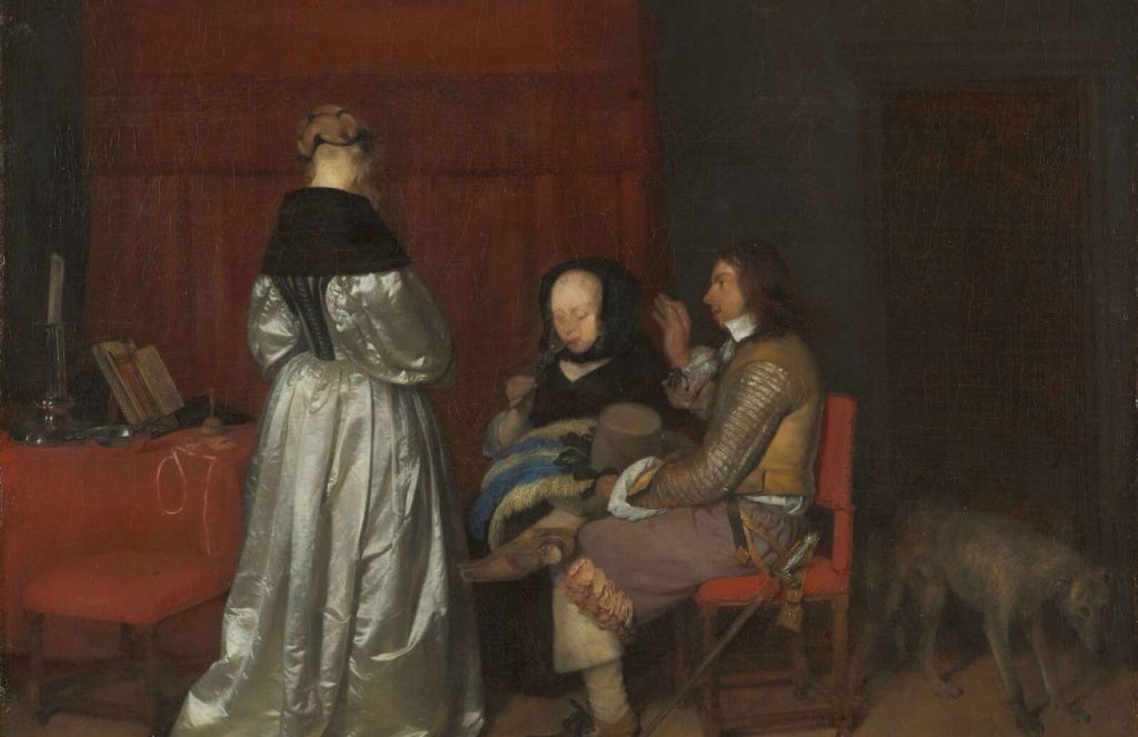 Masterpiece Story: Gallant Conversation by Gerard ter Borch | DailyArt ...