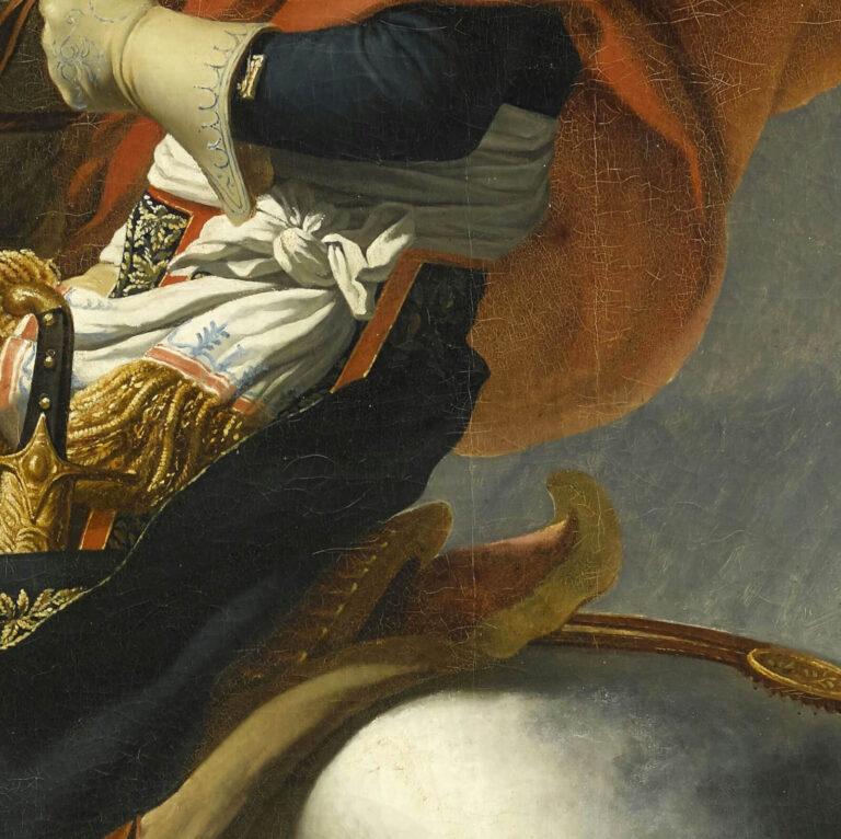 Napoleon Crossing the Alps by Jacques-Louis David | DailyArt Magazine