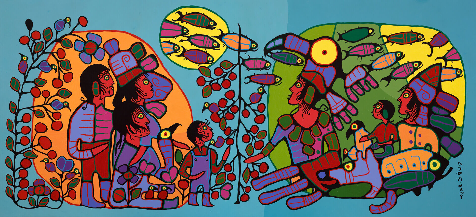 Norval Morrisseau, The Picasso of the North | DailyArt Magazine