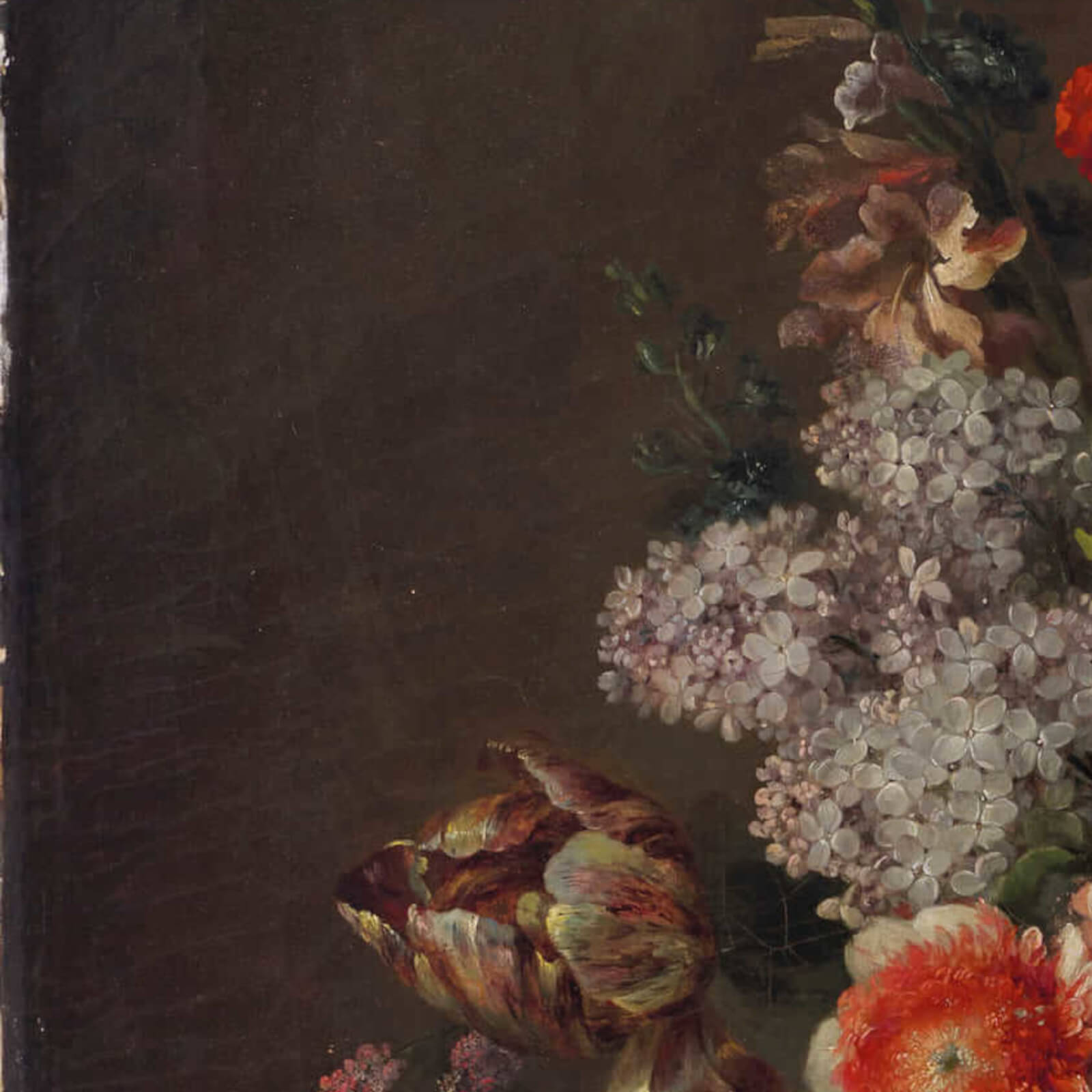 Still Life with Flowers in an Alabaster Vase by Anne Vallayer-Coste