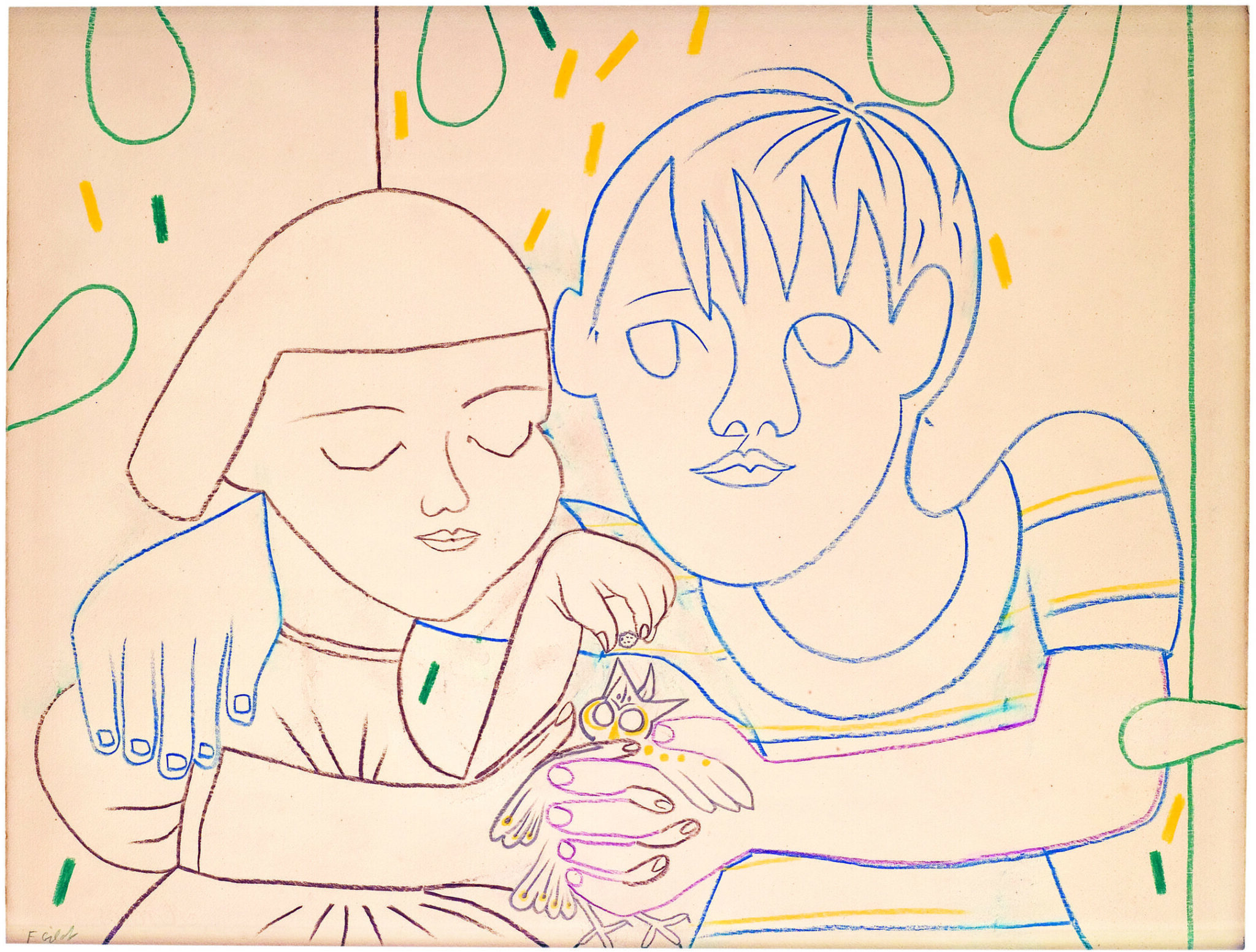 Enchanting Portraits of Claude and Paloma Picasso